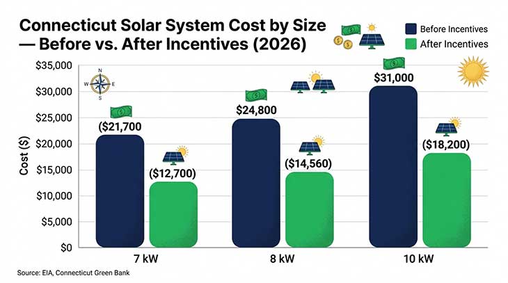Solar Panels in Connecticut: 24.8¢/kWh Electricity Makes Solar a Strong ...