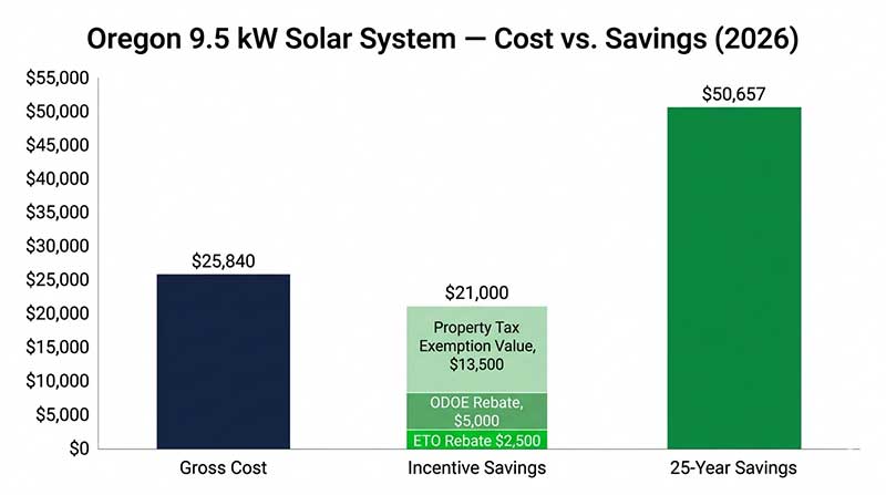 Solar Panels in Oregon: Cost, Savings & 2026 Incentives — Complete ...
