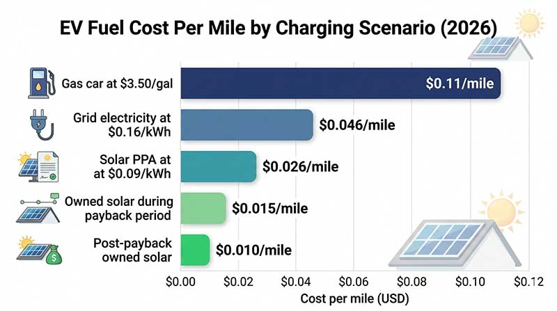 How Much Does It Cost to Charge an EV With Solar? | Green Energy ...